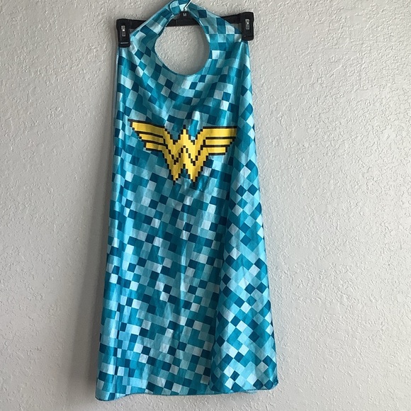 Six Flags | Accessories | Pixelated Blue Hero Cape For Kids | Poshmark